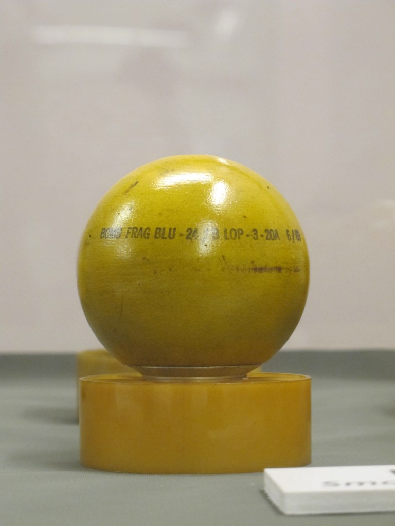 Cluster Bomb Submunitions in Vietnam | The Rogue Adventurer